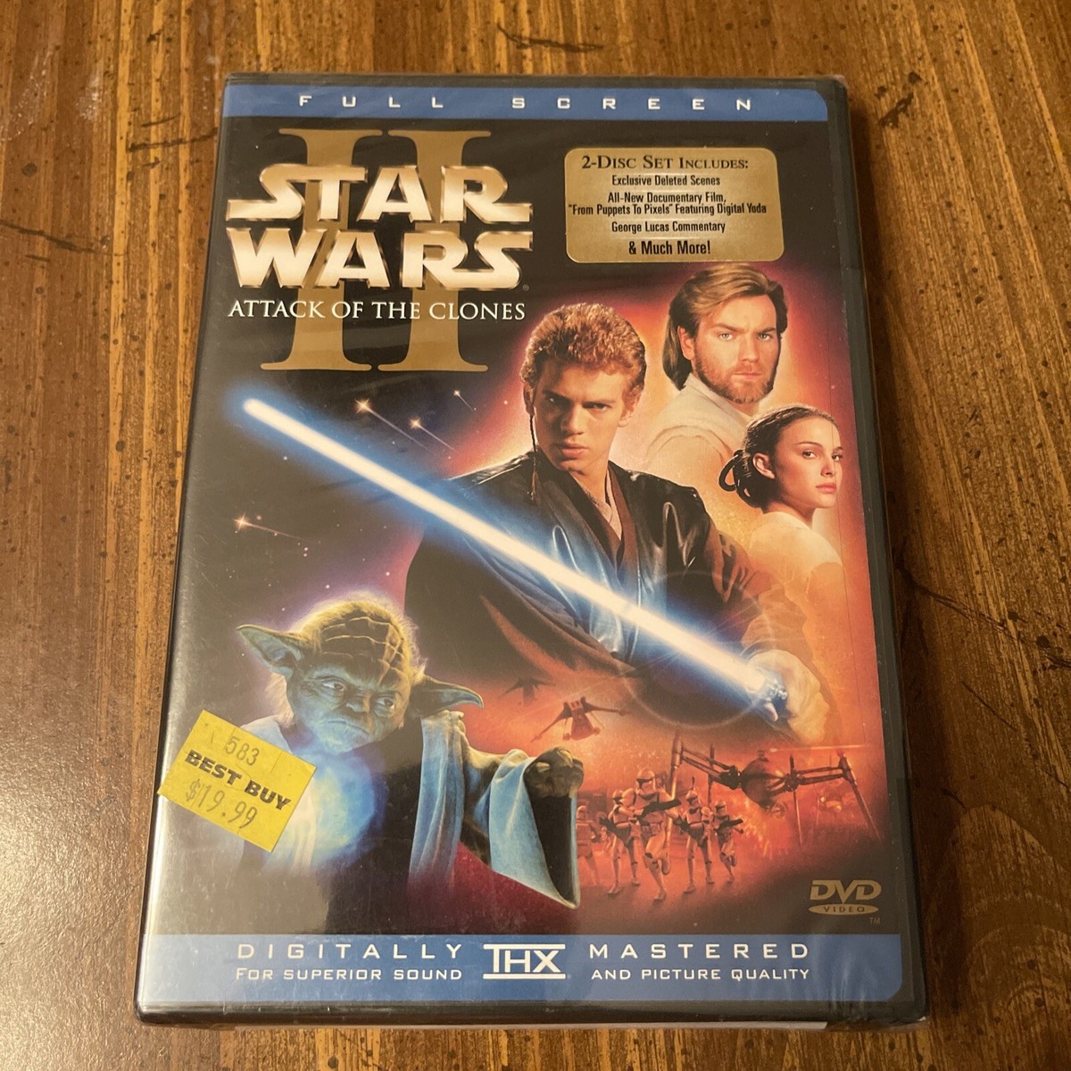 Attack Of The Clones Dvd Star Wars Attack Of The Clones 2 Disc Dvd