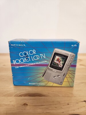 Optimus 2.2" Color Pocket LCD TV with Box- turns on! | eBay