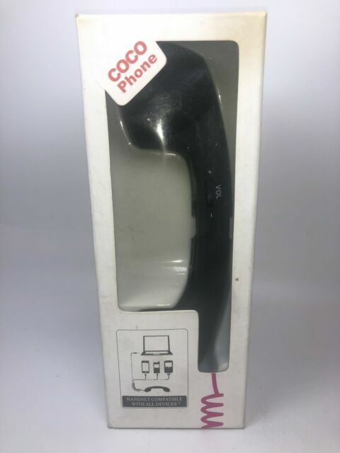 High Quality COCO Retro Phone Handset for iPhone or Cell PHONES - Black ...
