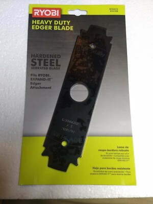 Ryobi Heavy Duty Edger Blade AC04215 Hardened Steel Serrated 8" Blade ...