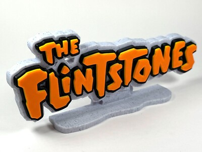 the Flintstones 3D Printed Freestanding Logo | eBay