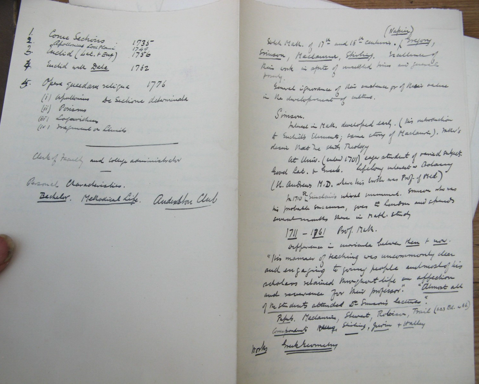 1812 Account of the Life and Writings of Robert Simson- William Trail mathematic | eBay