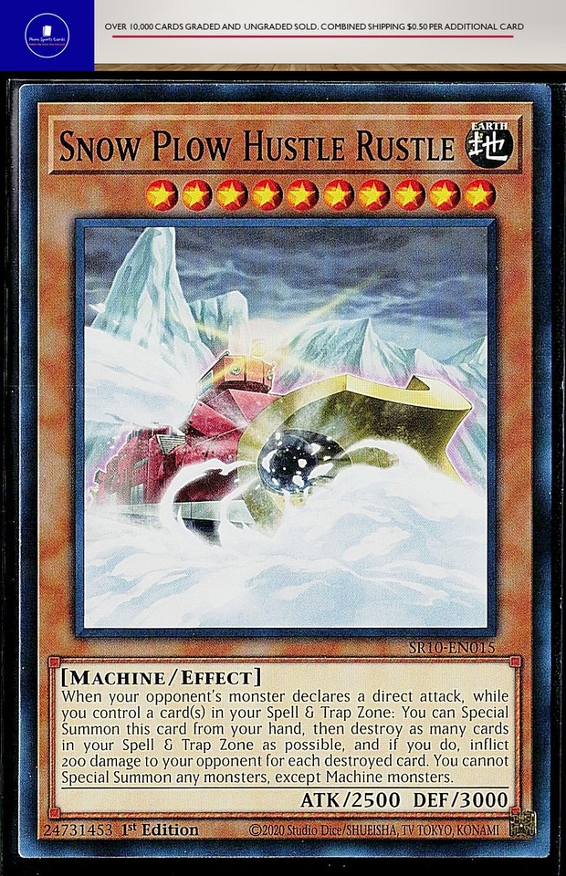 Structure Deck: Mechanized Madness Snow Plow Hustle Rustle #SR10-EN015 ...