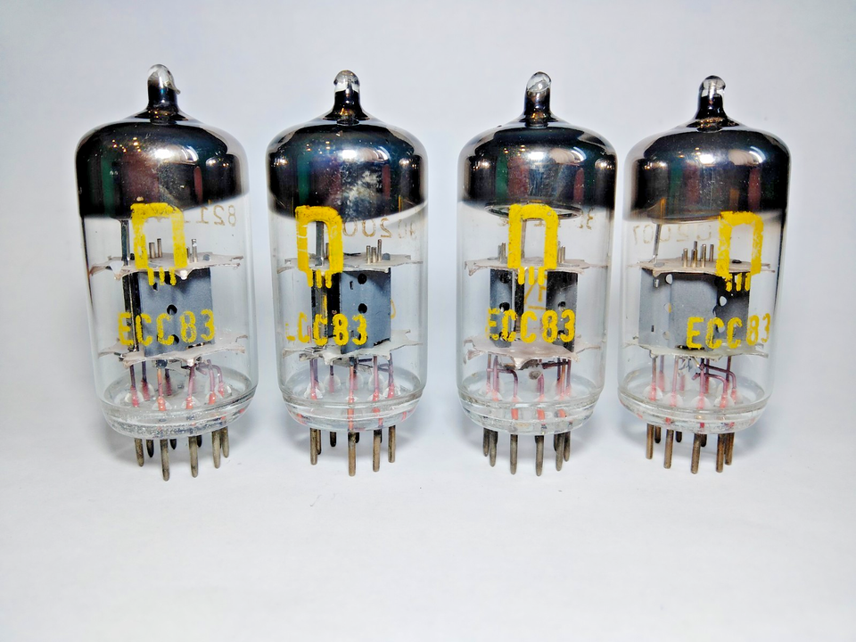 4 PCS RFT ECC83 / 12AX7 / AUDIO TUBES, O-GETTER | eBay