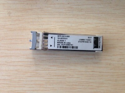 Cisco SFP-OC3-MM OC3/STM-1 MMF 1310nm 2KM SFP Transceiver Module 10 ...
