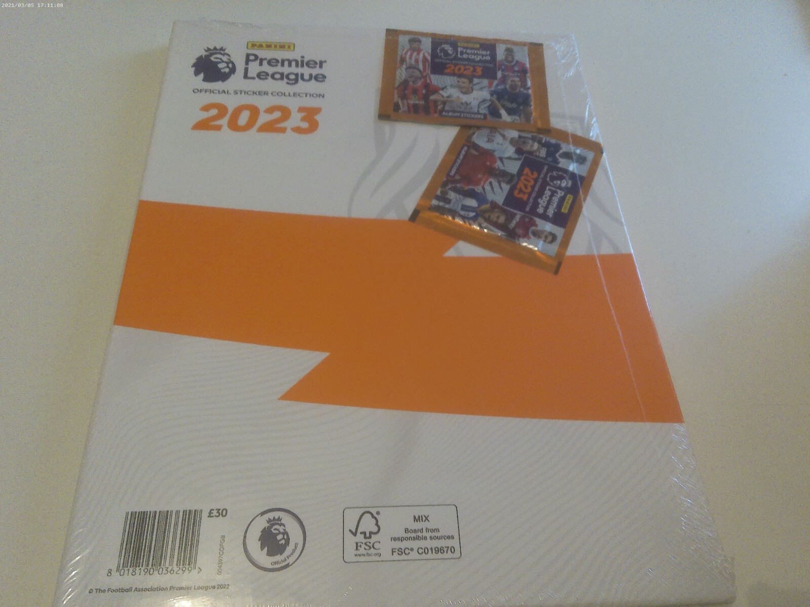 Panini Premier League 2023 Sticker Collection Hardback Album for sale ...