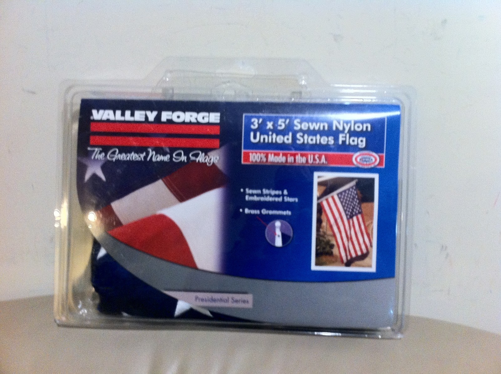 New Valley Forge Flag Standard 3-Foot by 5-Foot Nylon US Flag | eBay