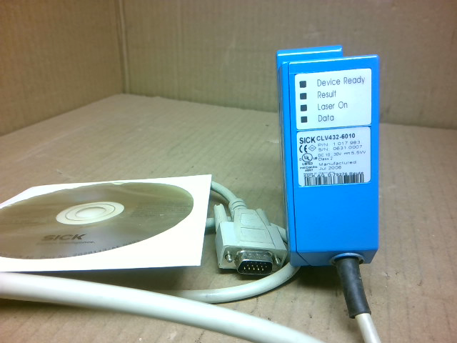 Sick CLV432-6010 Oscillating Mirror Barcode Scanner 1017983 - New In ...