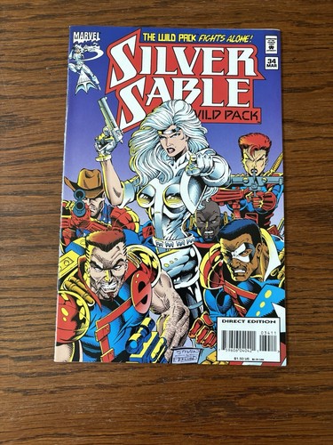 Silver Sable Wild Pack #34 Marvel Comics 1995 Comic Book | eBay