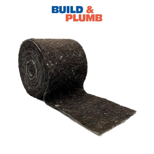 Wrap Around Universal Wool Plumbing Pipe Insulation Lagging - 100mm x 7 ...