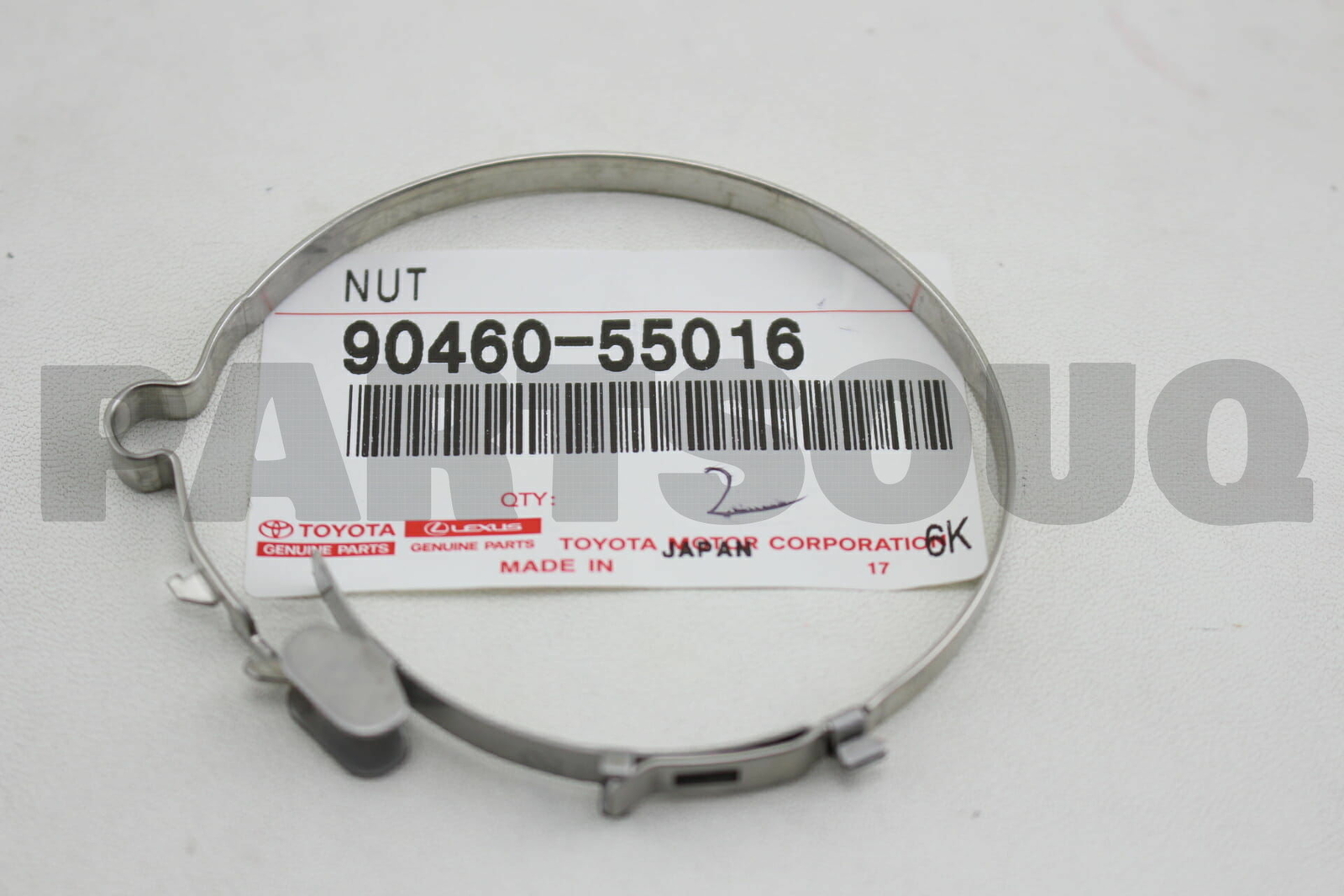 9046055016 Genuine Toyota CLAMP(FOR POWER STEERING RACK BOOT) 90460 ...