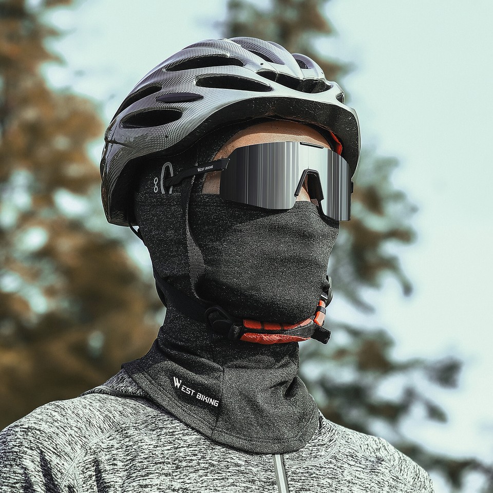 WEST BIKING Winter Sports Cap Hat Windproof Face Mask Balaclava ...