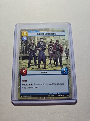 Rugged Survivors #332 Hyperspace Star Wars Unlimited Spark of Rebellion ...
