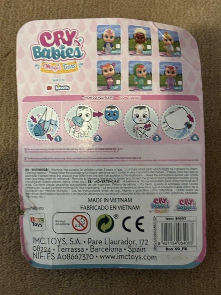 NEW, CRY BABIES MAGIC TEARS MINI 5" DOLL, TURGUI THE TURTLE | eBay