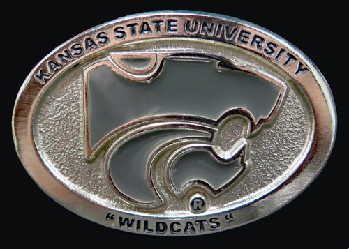 Kansas State University Wildcats Vintage Belt Buckle | eBay