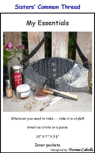 My Essentials bag/purse sewing pattern by Sisters' Common Thread - NEW ...