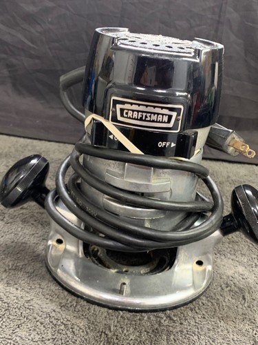 Vintage SEARS CRAFTSMAN Router Model 315.17360 Double Insulated *Works ...