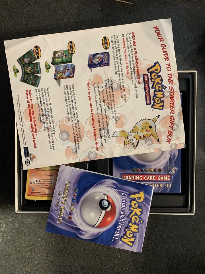 Pokémon Starter Gift Box Trading Card Game 1999 | eBay