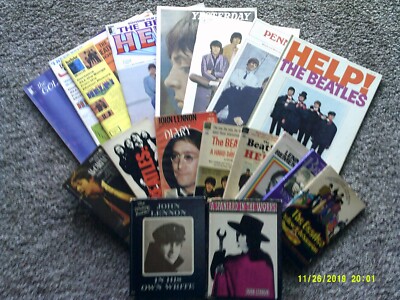Beatles Vintage Book Lot - 8 Paperback, 3 Hardcover, 5 Songbook, 2 ...