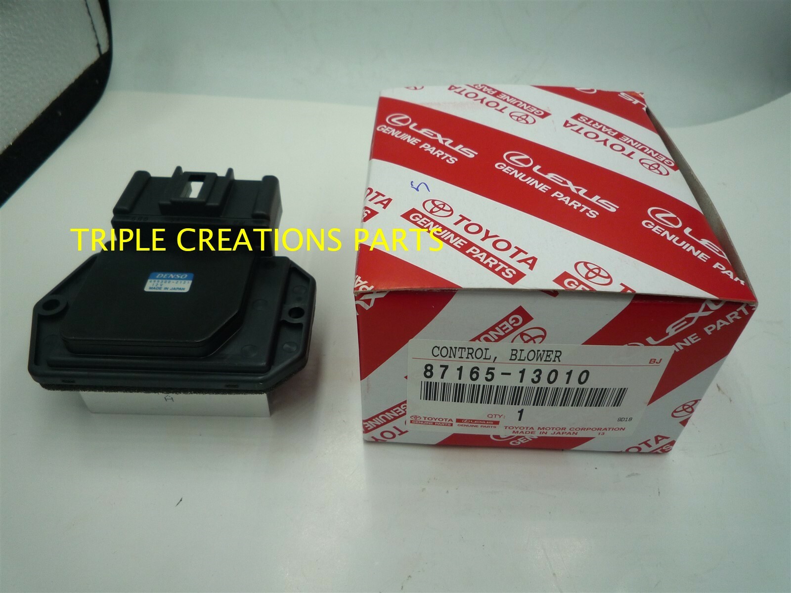 GENUINE Toyota 87165-13010 CONTROL, BLOWER MOTOR 8716513010 OEM | eBay