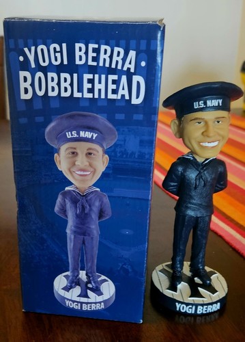 Yogi Berra New York Yankees WW II US Navy Marine Bobblehead SGA 6/6 ...