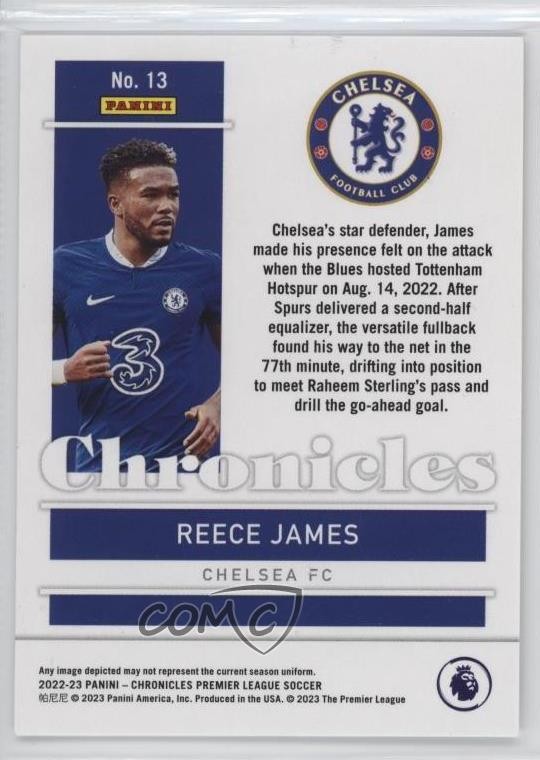 2022-23 Panini Chronicles Base Premier League Chronicles Reece James ...