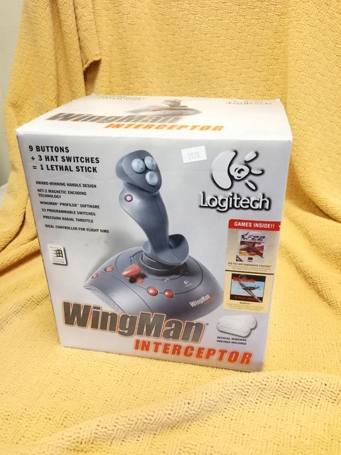 Logitech WingMan Interceptor (963152-0403) Video Games Controller for ...