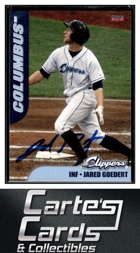 Jared Goedert 2012 Choice Columbus Clippers #14 TTM/IP Signed ...