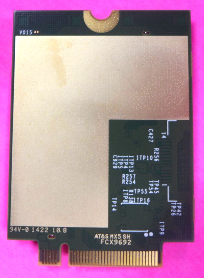 Dell Latitude T77W968.51 DW5829e Snapdragon X20 LTE 4G Card A03 D172249 ...