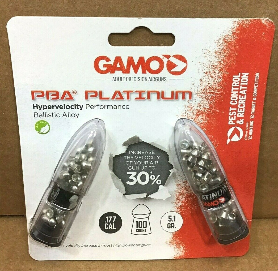 Gamo 632265454 PBA PLATINUM PELLETS .177 CAL. QTY OF 100 - C17 | eBay