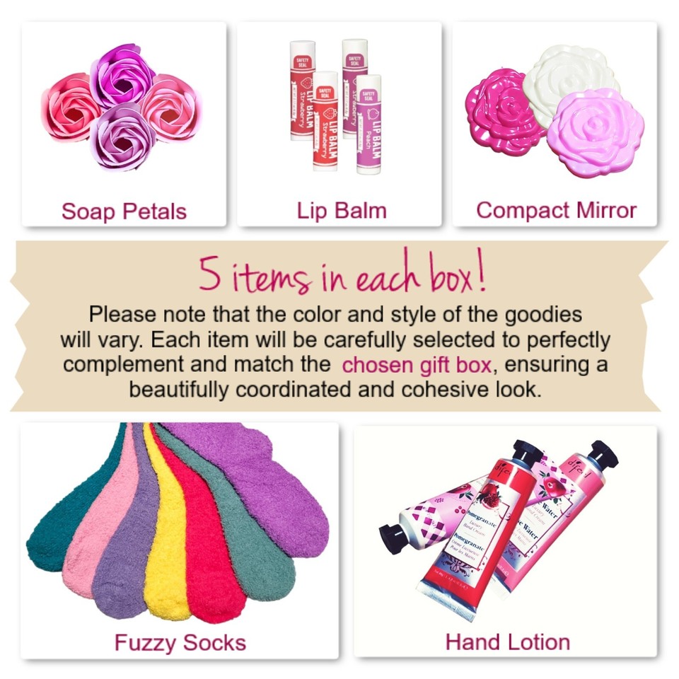 Teen Girl 5pc Party Favors Birthday Bash Gift Set Teens Surprise Treat Box | eBay