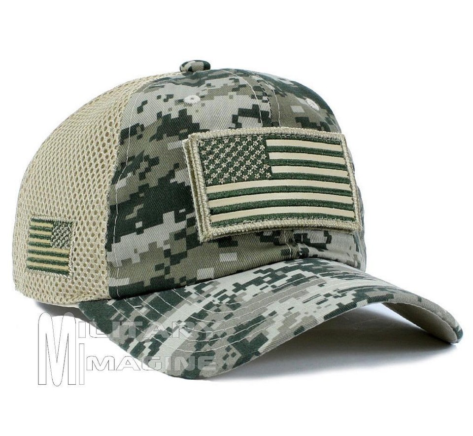 Tactical Operator Military cap USA American Flag hat Detachable Patch ...