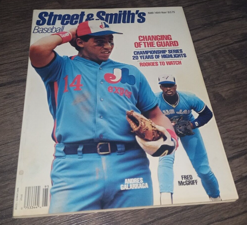 Street & Smith's 1989 Baseball Yearbook Magazine Andres Galarraga Fred ...