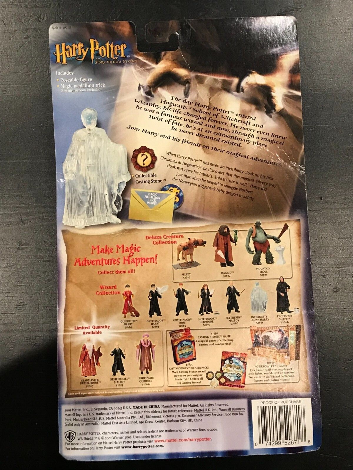 Mattel Harry Potter Invisibility Cloak Harry Action Figure for sale ...