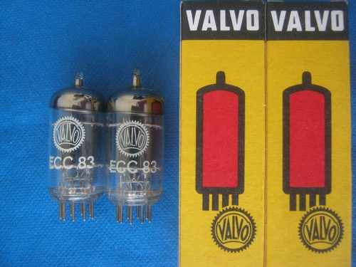 2x ECC83 / 12AX7 VALVO / PHILIPS audio tubes - I65 - ECC 83 - 1961 / ...