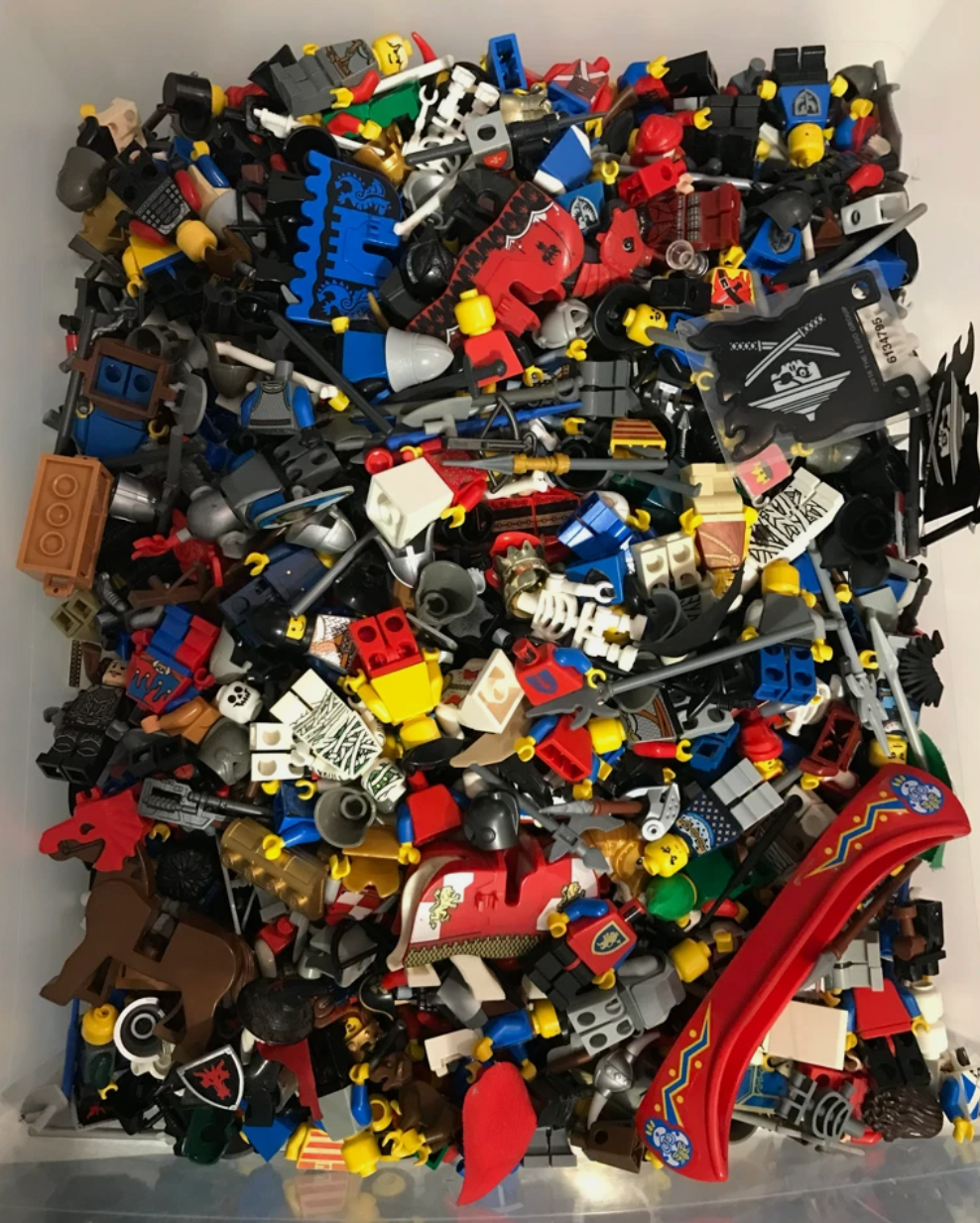 LEGO PARTS BULK LOT Minifigures Pieces 1 oz) 1/16 Pound lb Torsos Knights Castle | eBay