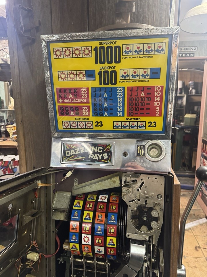 Vintage Aristocrat $.10 Pokey Machine | eBay Australia