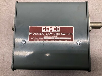 NEW NO BOX GEMCO ROTATING CAM LIMIT SWITCH 1980-102R-SP-X | eBay