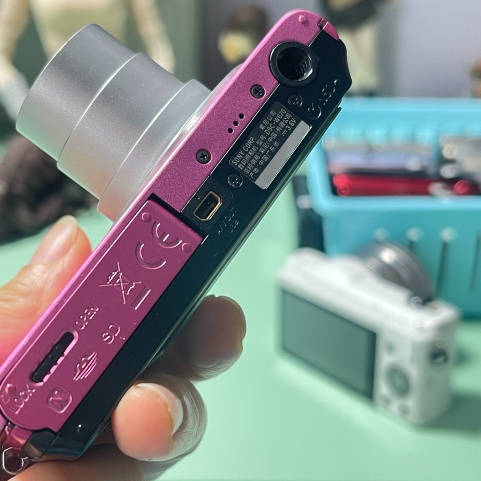 Sony Cyber Shot DSC-W670 16.1MP CCD Vintage Digital Camera Built-in ...