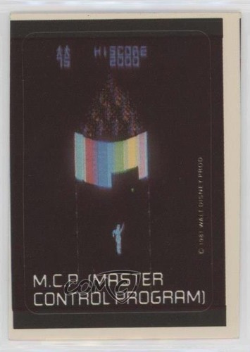 1982 Donruss Tron Stickers MCP (Master Control Program) #7 1md | eBay