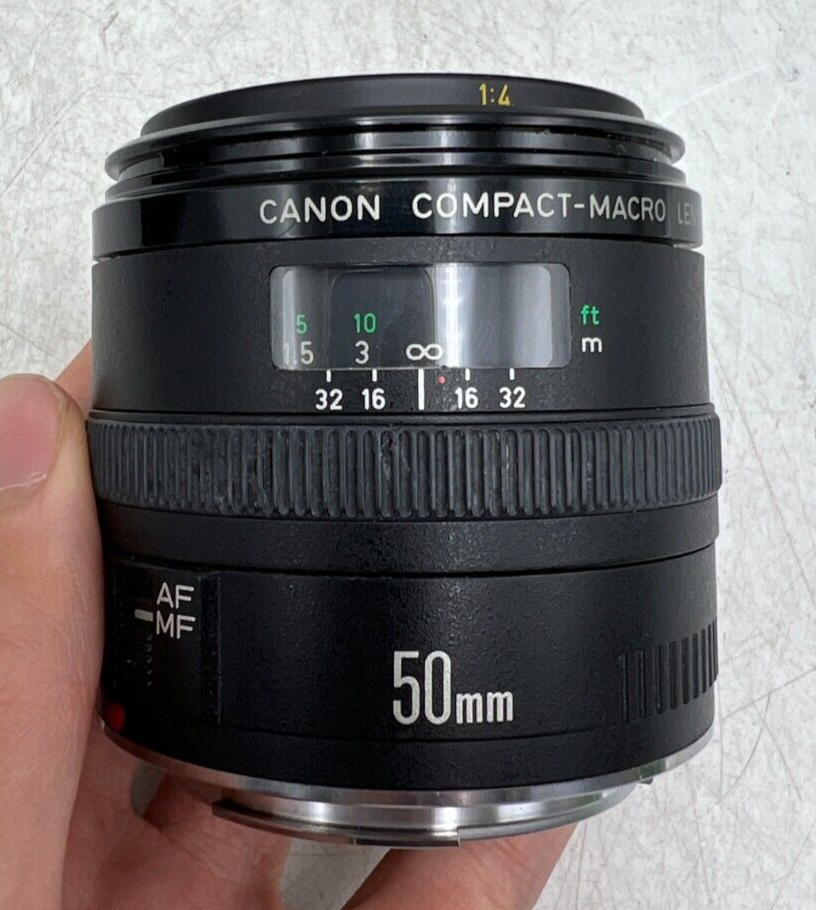 Canon Compact Macro 50mm F2.5 EF Mount Lens For DSLR Cameras - Tested ...