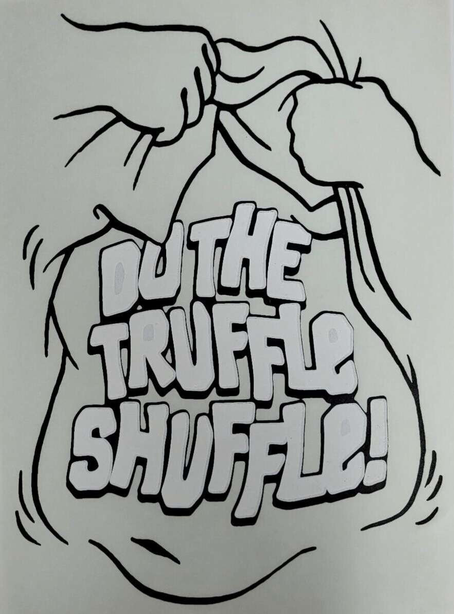 Do The Truffle Shuffle Iron On Heat Transfer 9.5x16" Goonies Movie | eBay