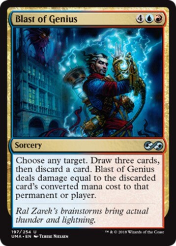 Blast of Genius Light Play, English Magic the Gathering MTG Ultimate ...