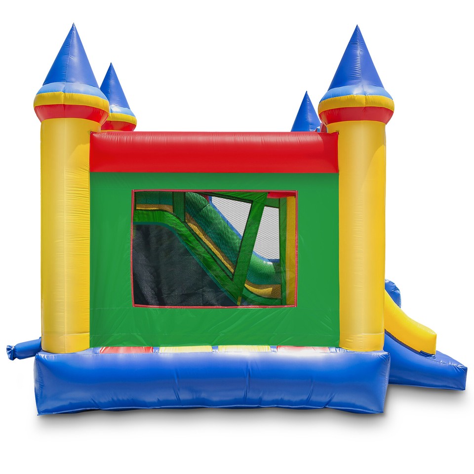 Commercial Castle Bounce House Jumper and Slide w/ Blower - 100% PVC ...