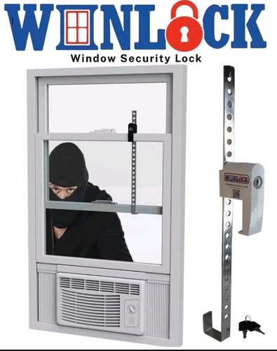 SMART GUARD LLC WL18SECURITY Winlock Window Security Lock, 18 In. Bar ...