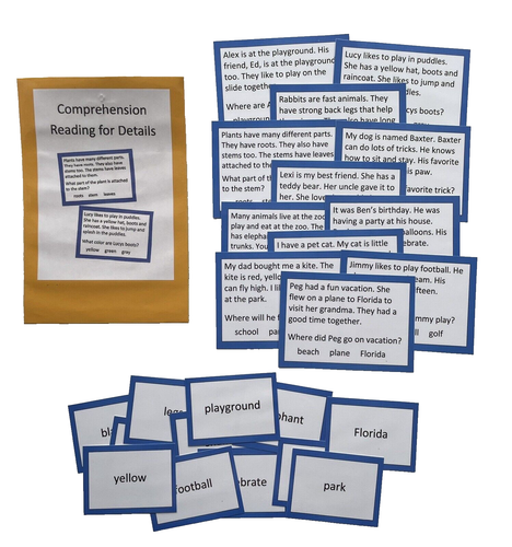 Education Literacy Center Learning Game Comprehension Skills Reading ...