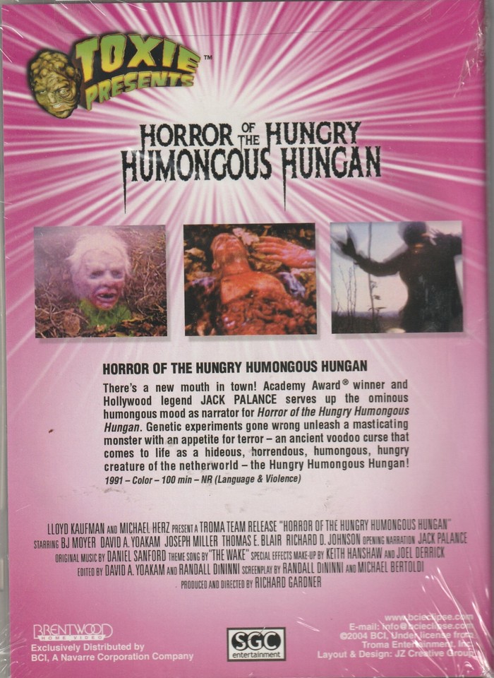 Horror of the Hungry Humongous Hungan [New DVD] | eBay