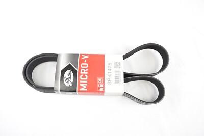 Gates Belt Alternator, A/C, Power Steering 8PK1475 11287628659 For BMW ...