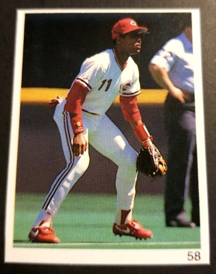Barry Larkin Cincinnati Reds 1991 Red Foley #58 Baseball Sticker | eBay