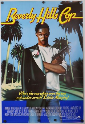 Beverly Hills Cop - original movie poster - 27x41 - 1984 Eddie Murphy ...